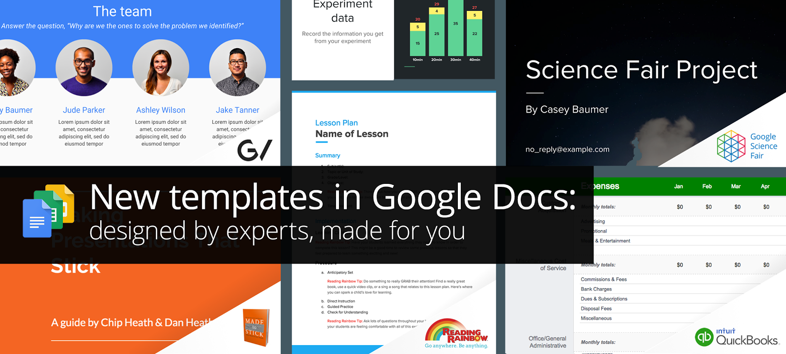 New Professionally designed Templates For Docs Sheets Slides Google Premier Partner 